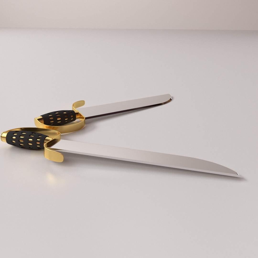 3D Butterfly Sword - TurboSquid 1256002
