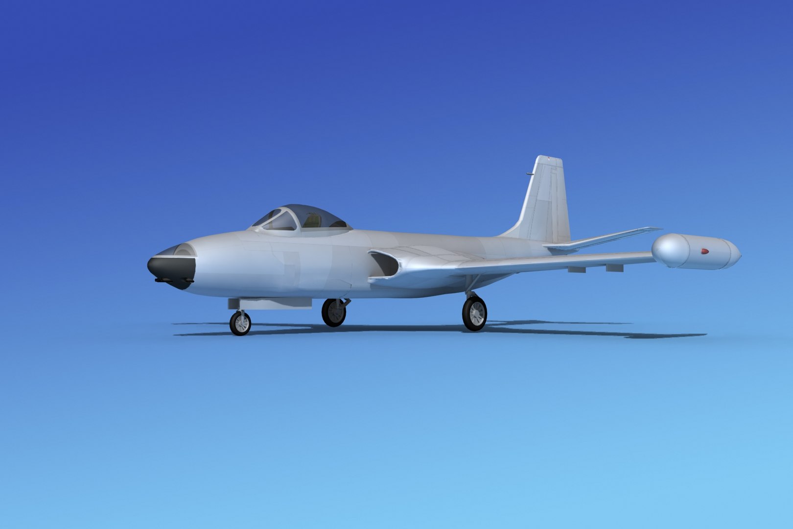 3d Korean F2h Banshee Jet Fighter