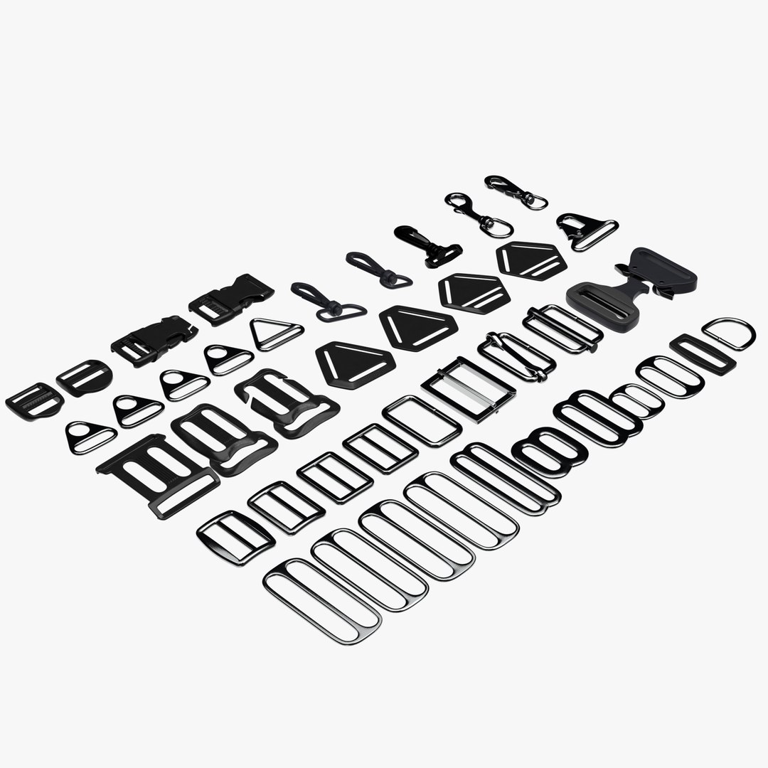 Hooks Snap Buckle 3D Model - TurboSquid 1684365
