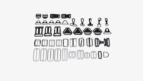 Hooks snap buckle 3D model - TurboSquid 1684365