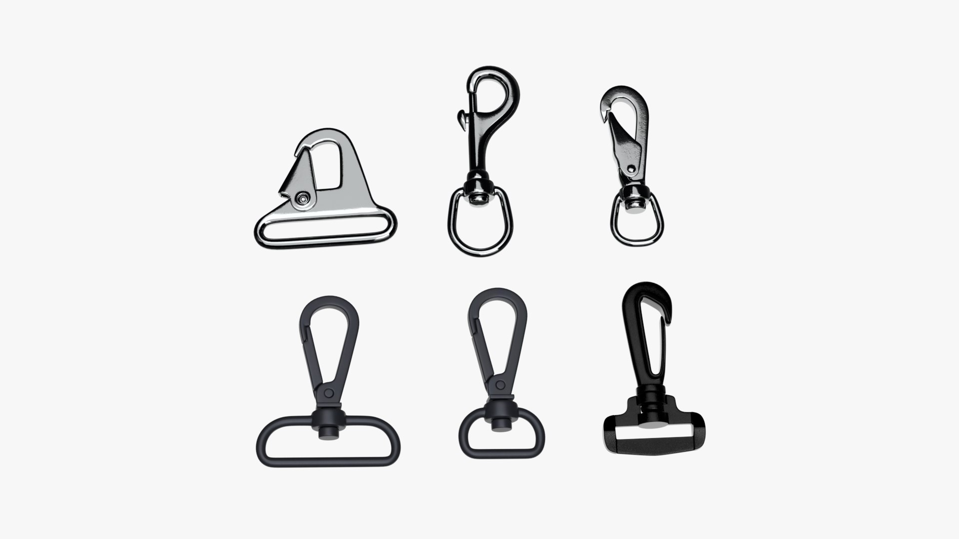 Hooks Snap Buckle 3D Model - TurboSquid 1684365