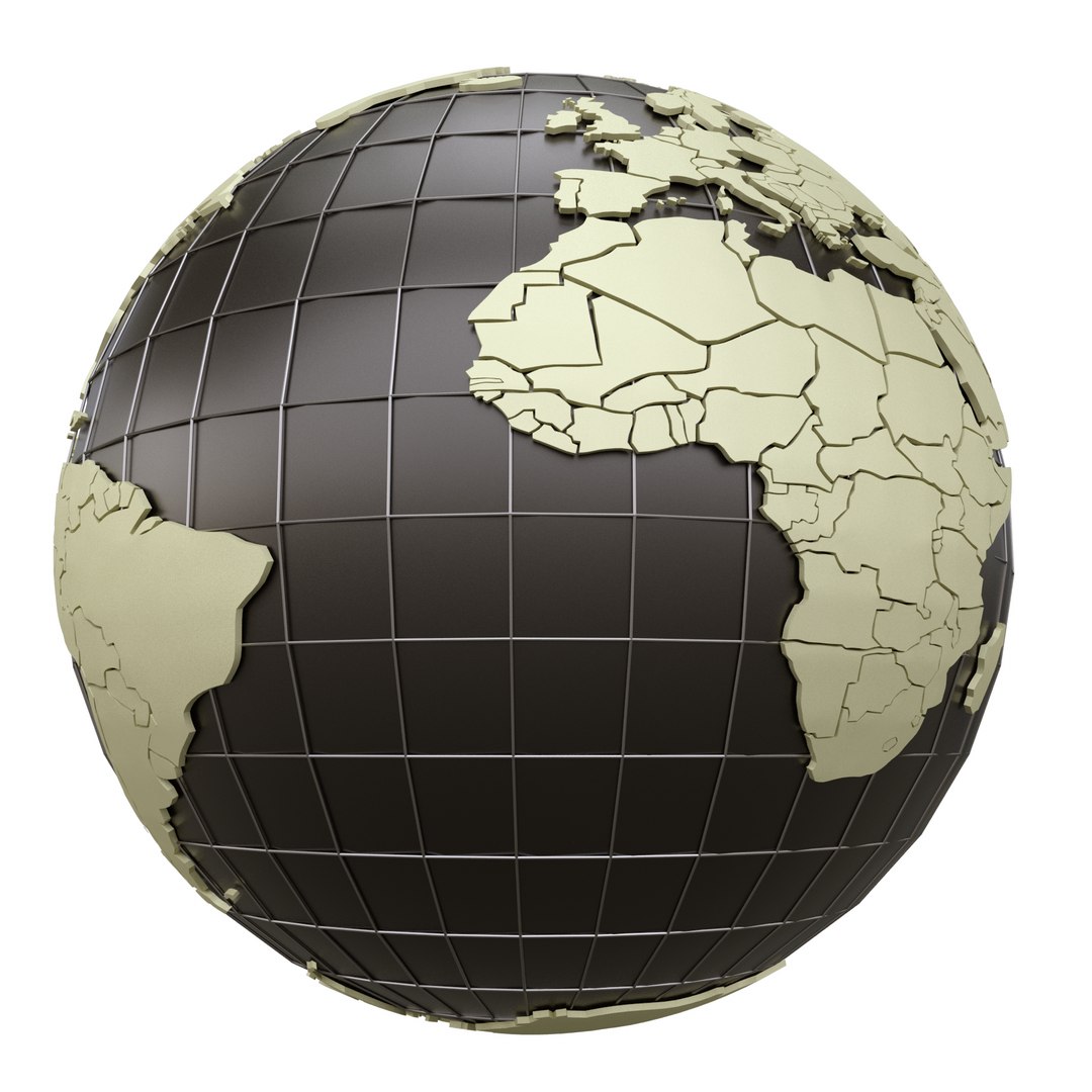 World Globe Model - TurboSquid 1461650