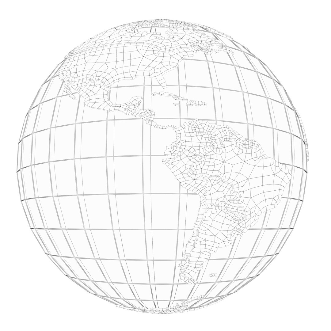World Globe Model - TurboSquid 1461650