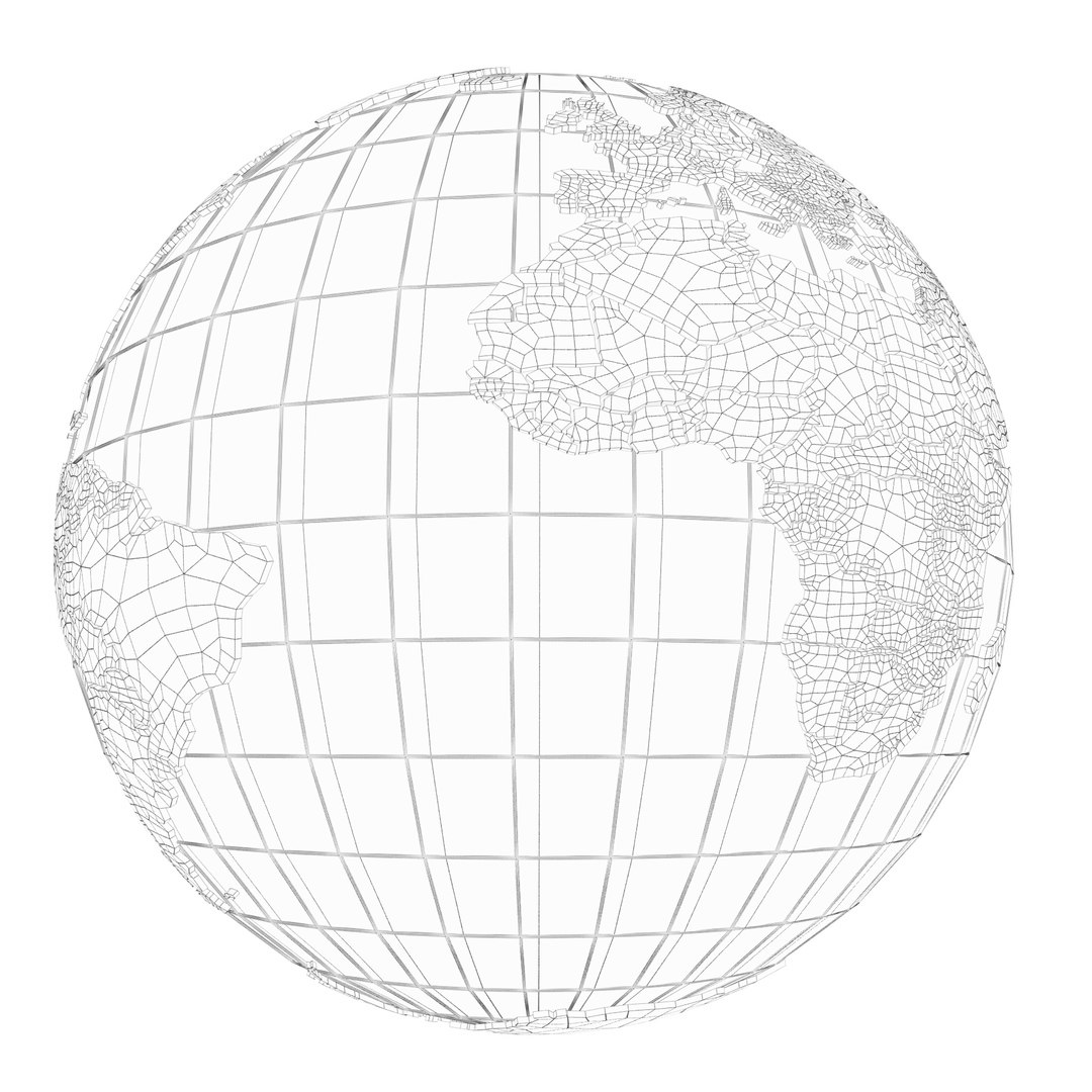 World Globe Model - TurboSquid 1461650