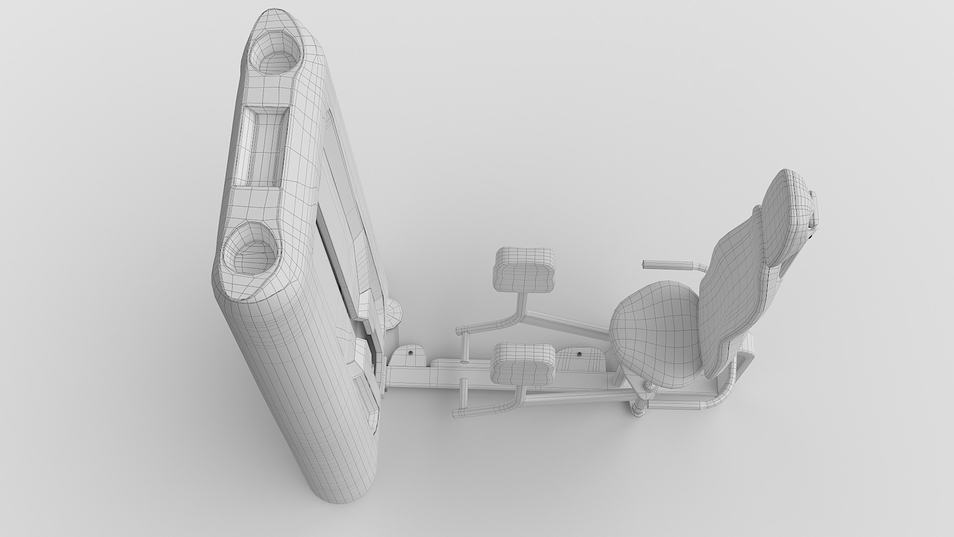 Generic Abductor Workout Machine 3D Model - TurboSquid 2114130