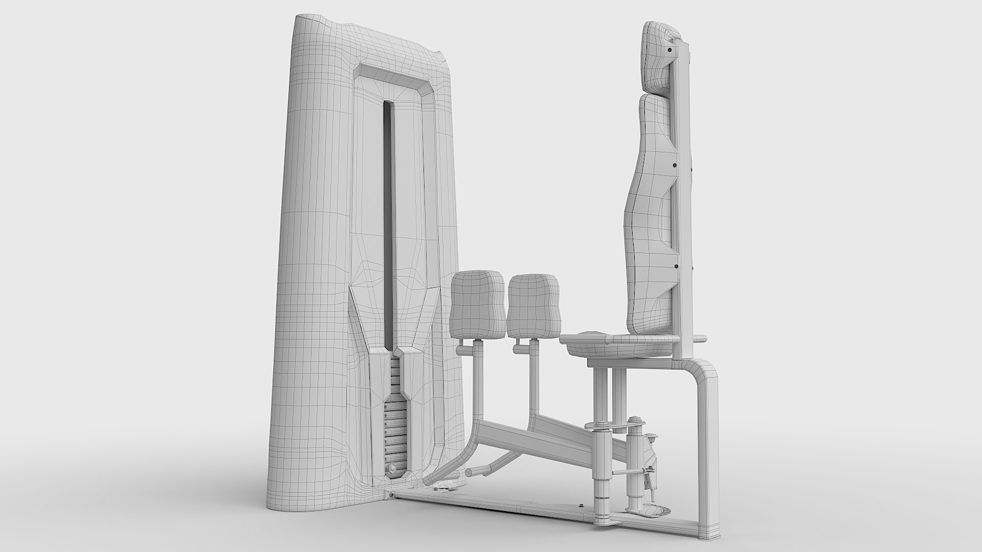 Generic Abductor Workout Machine 3D Model - TurboSquid 2114130