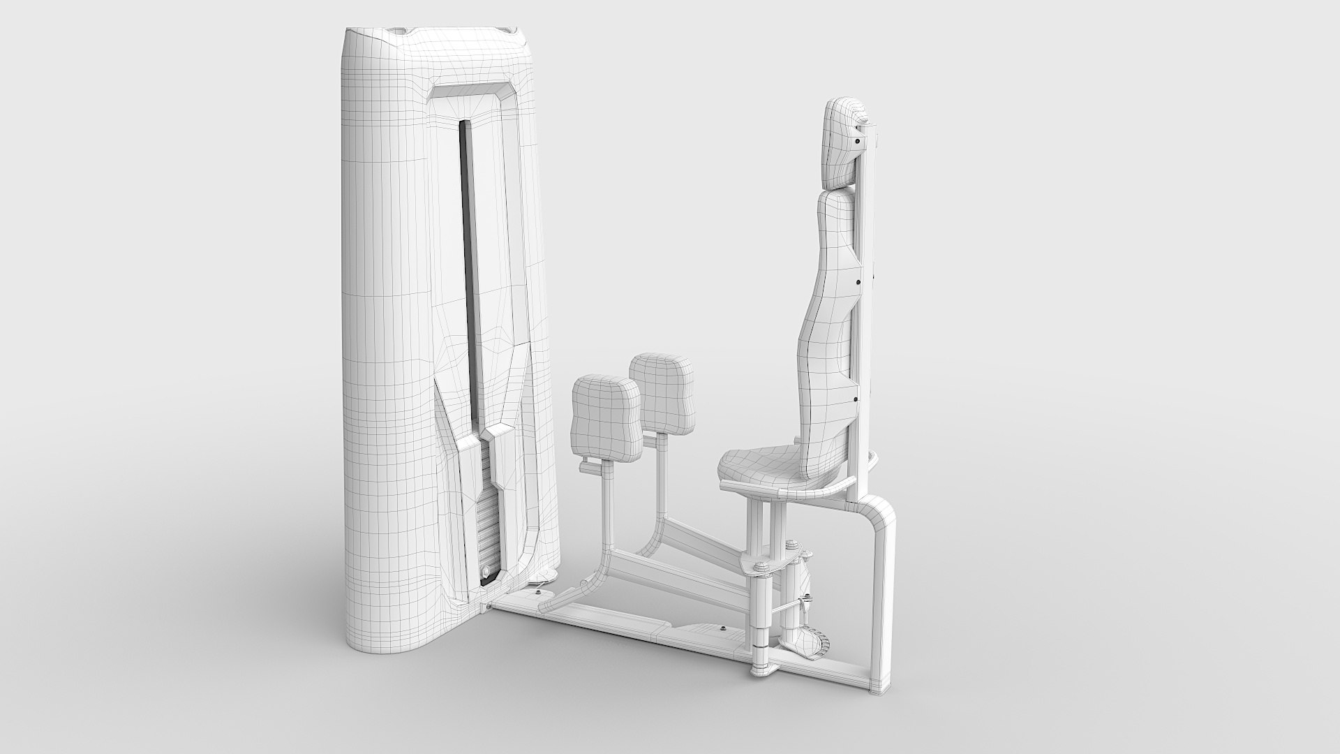 Generic Abductor Workout Machine 3D Model - TurboSquid 2114130