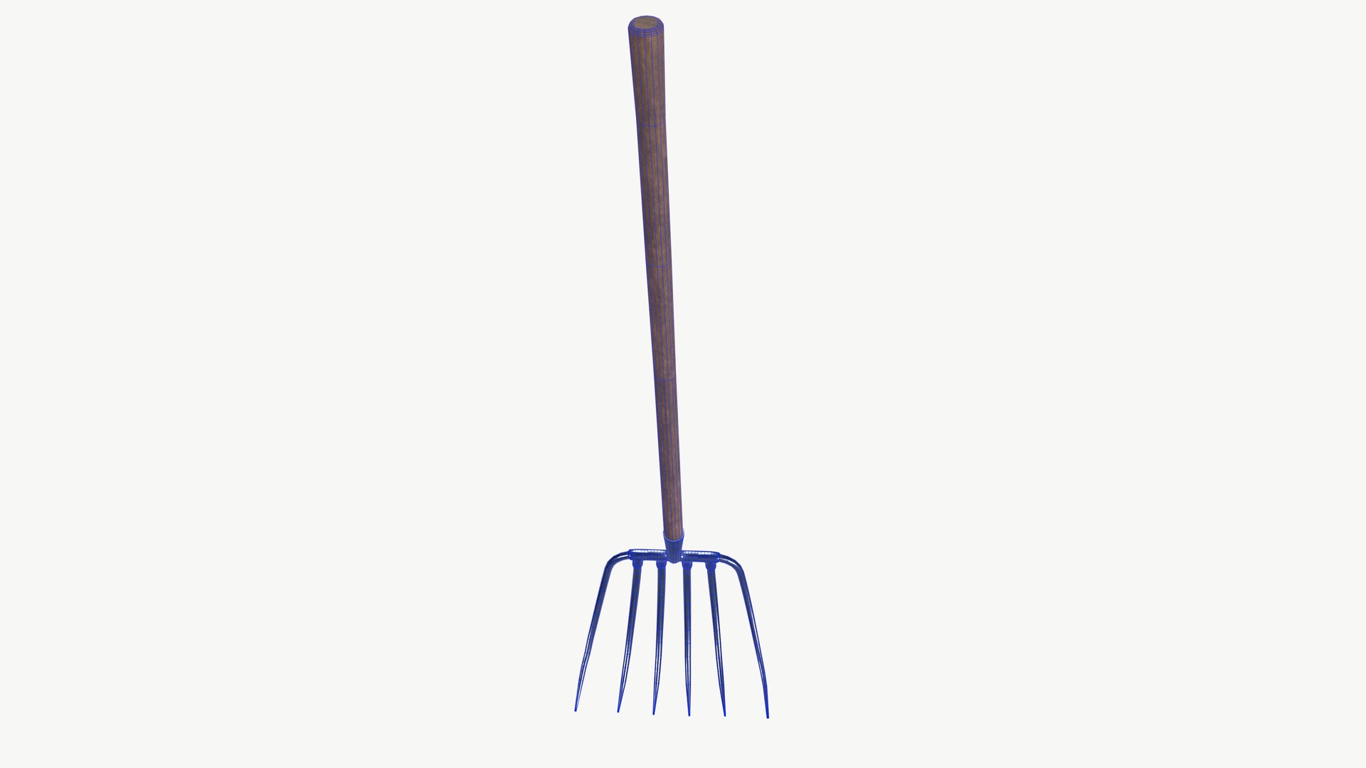 3D Garden Rake - TurboSquid 2397428