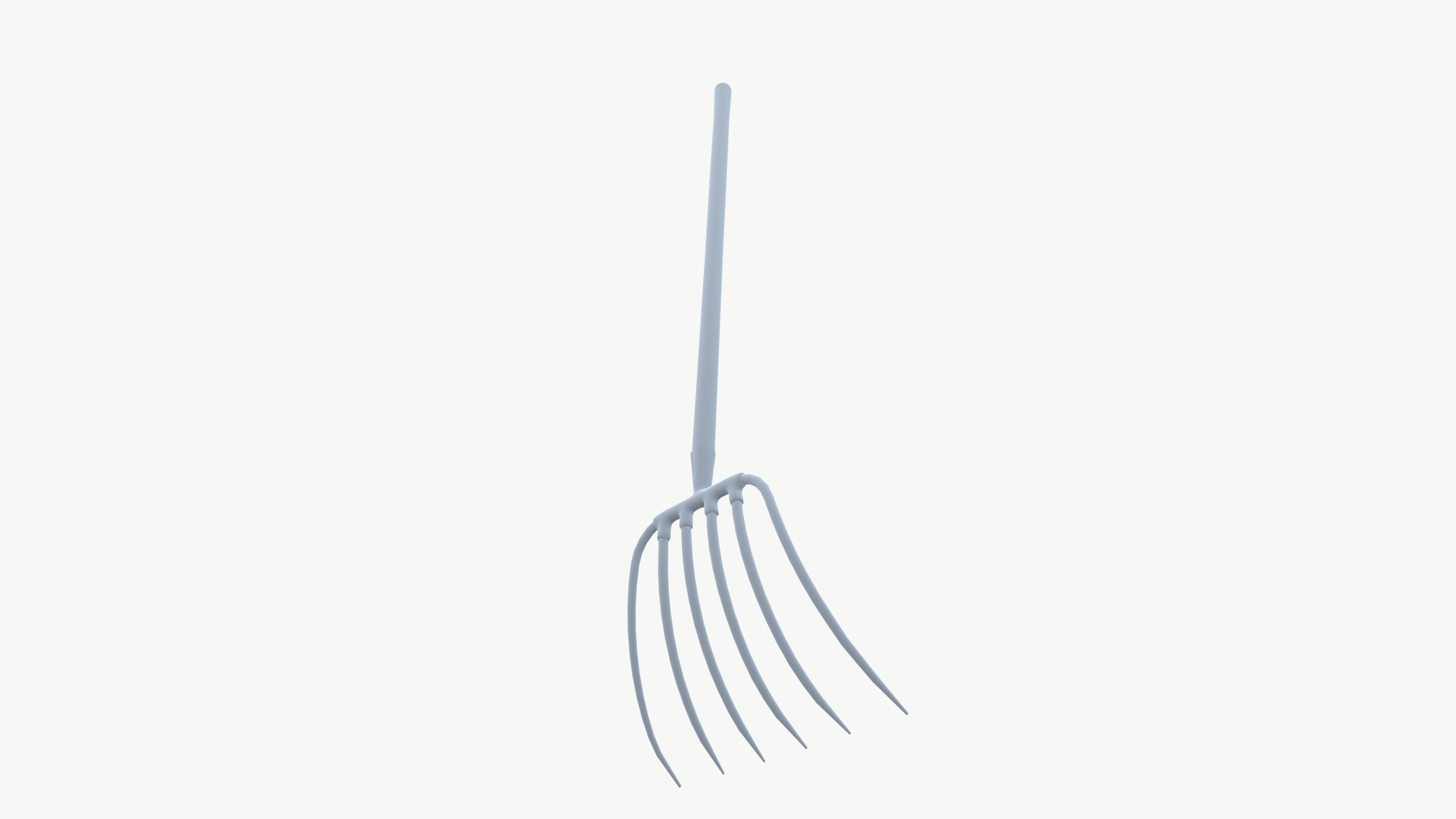 3D Garden Rake - TurboSquid 2397428