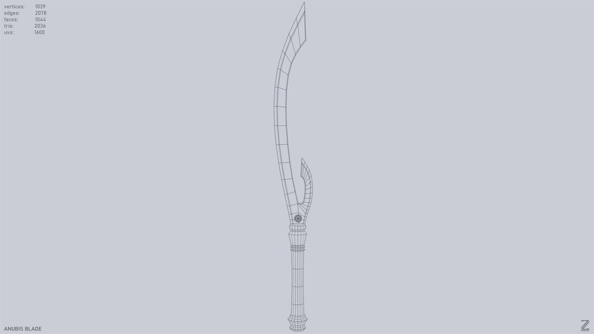 3D Model Anubis Blade - TurboSquid 2205337