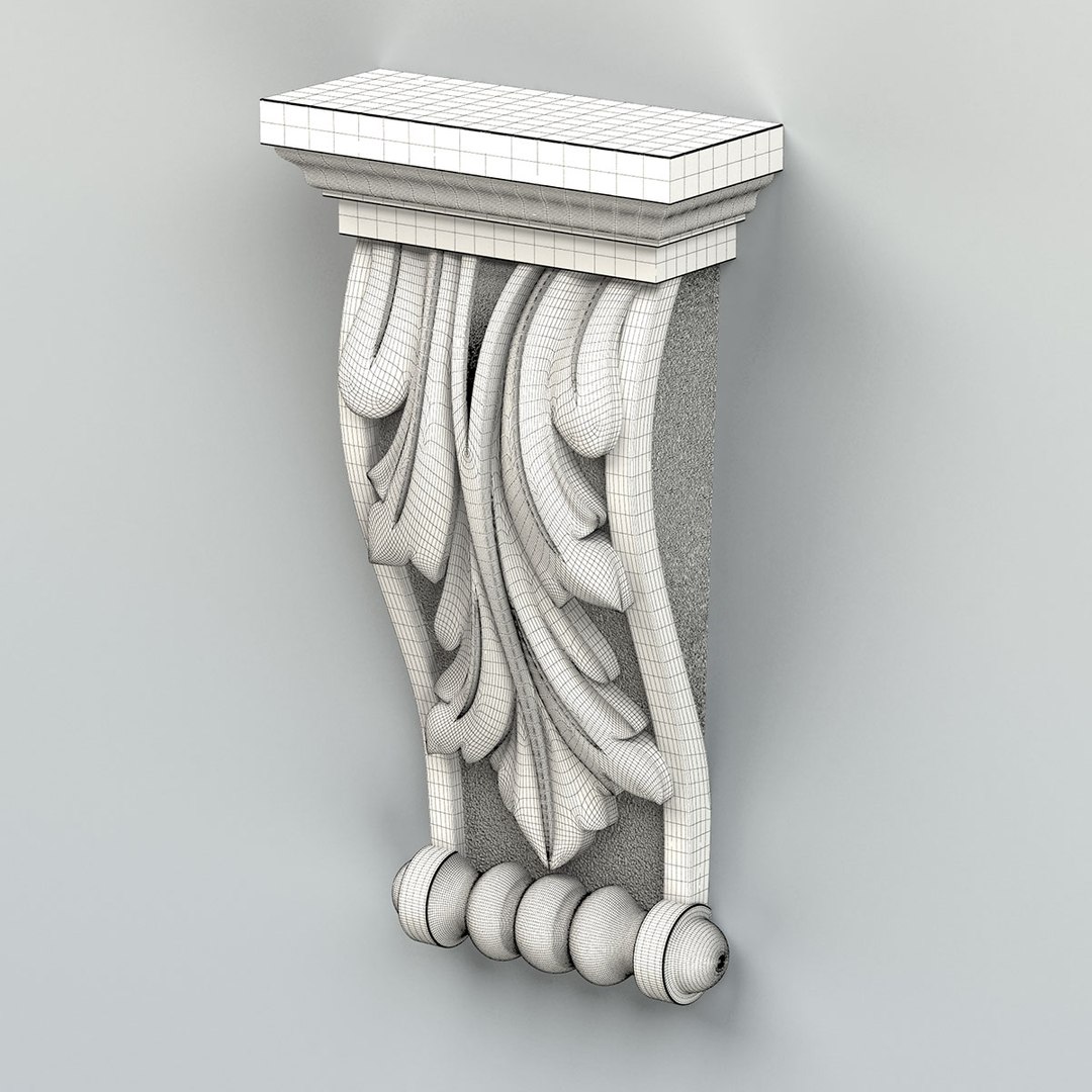 Corbel 015 3D Model - TurboSquid 1991982