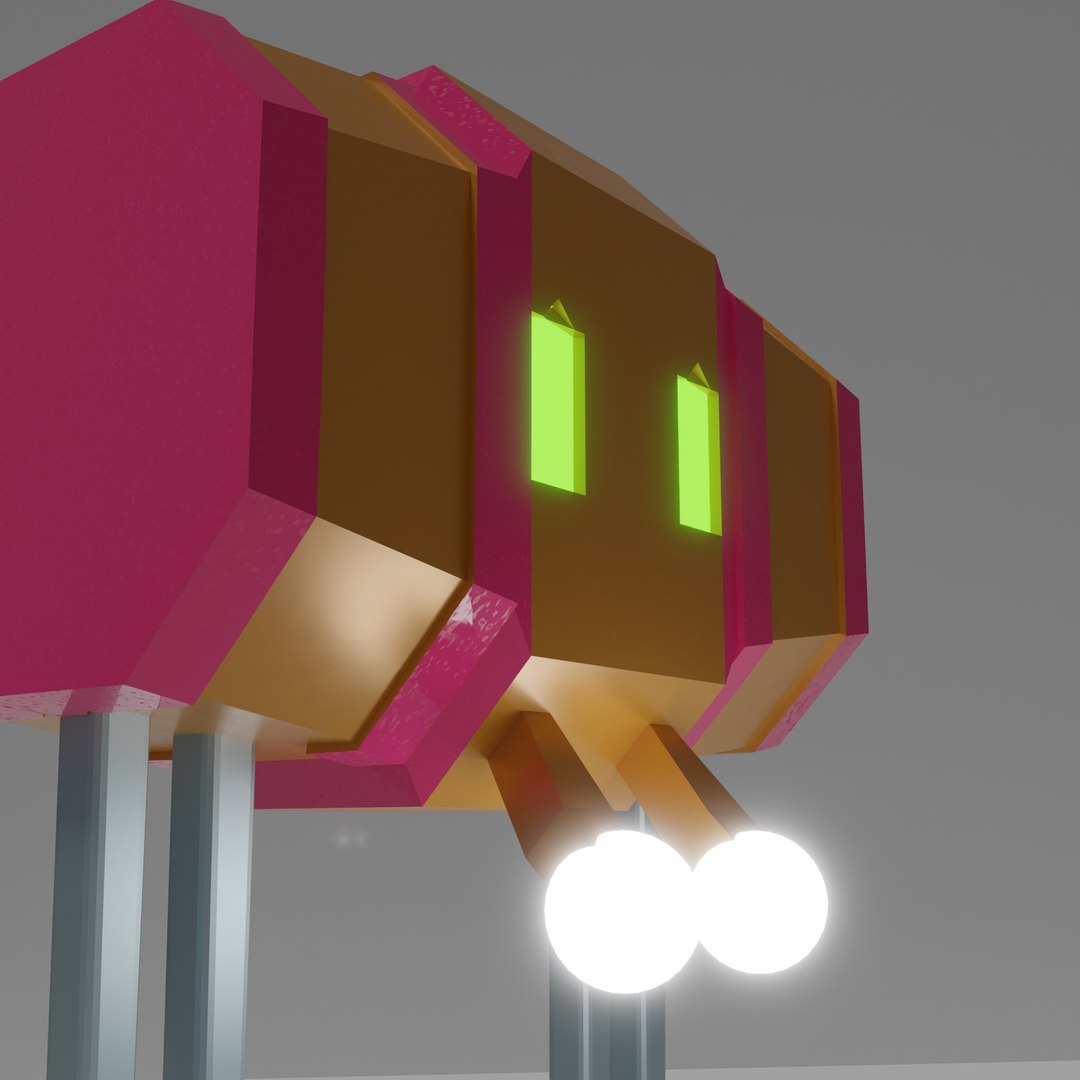 Four-legged Robot With A Big Head 3D Model - TurboSquid 2214367