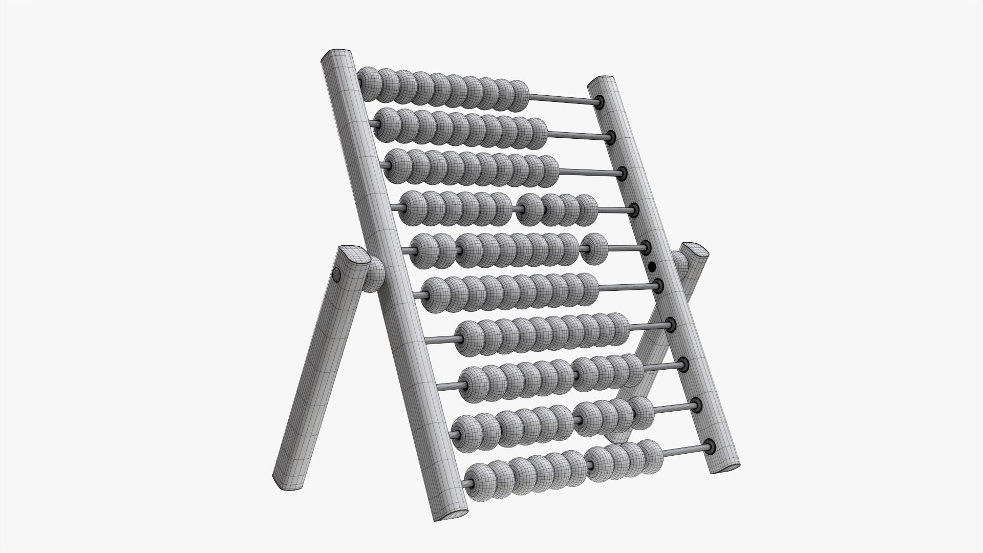 3D Abacus Counting Frame Model - TurboSquid 1801143