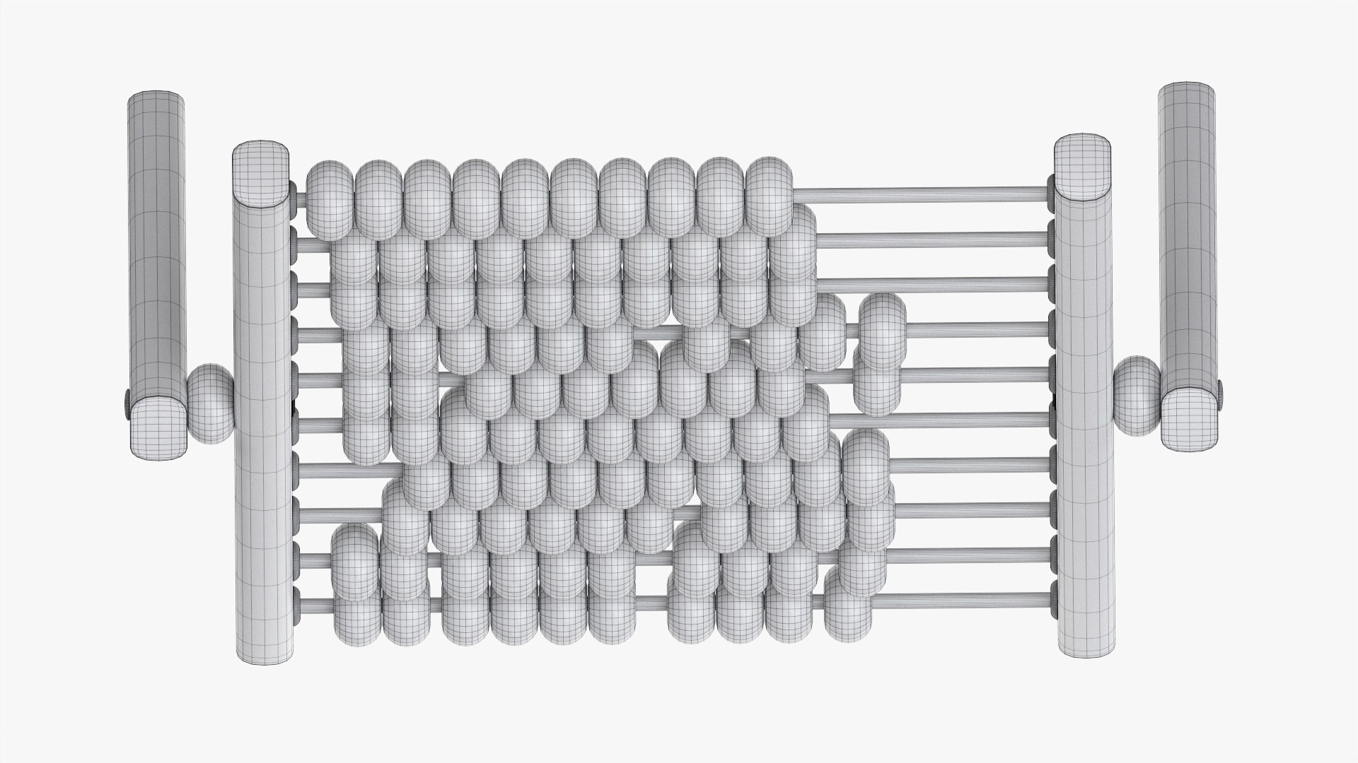 3D Abacus Counting Frame Model - TurboSquid 1801143