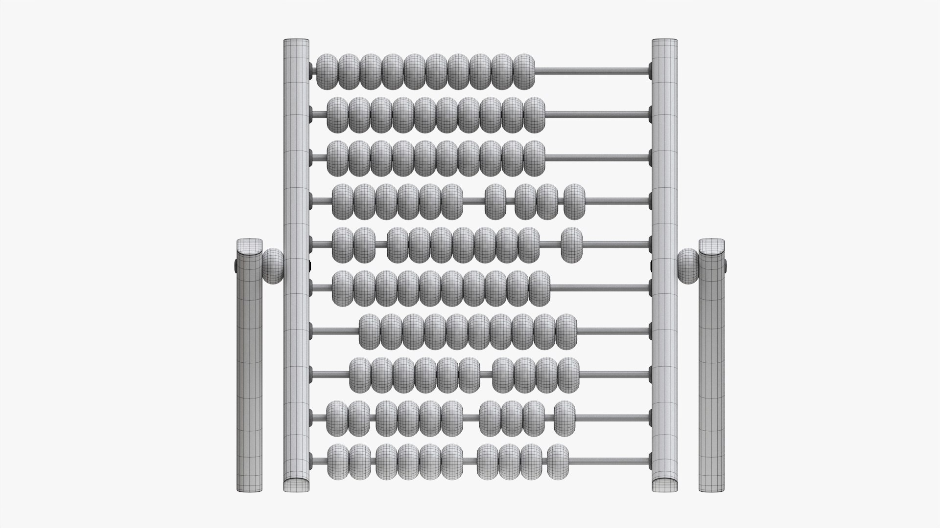 3D Abacus Counting Frame Model - TurboSquid 1801143