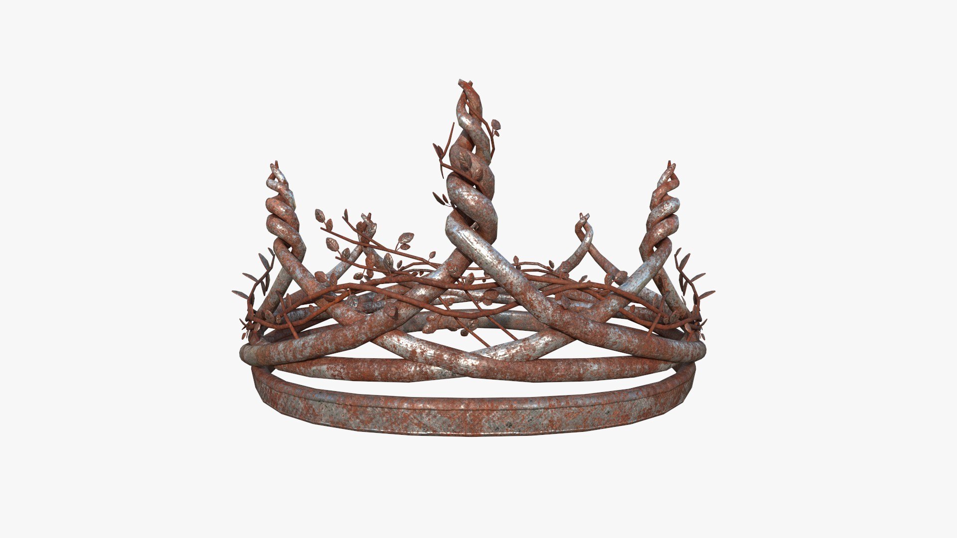 Nature Crown A05 Rust - Fantasy Character Design 3D model - TurboSquid ...