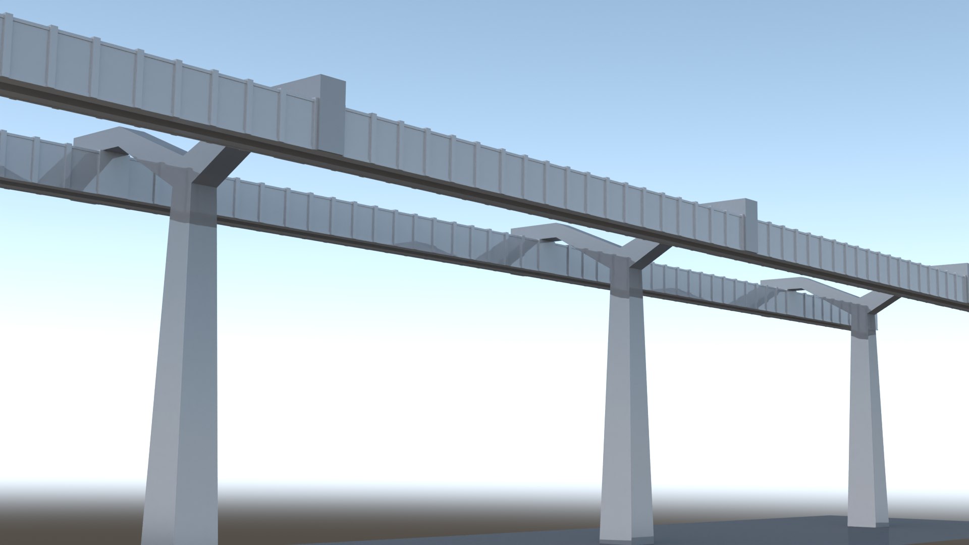 Monorail And Railway Bridges 3D Model - TurboSquid 1951907
