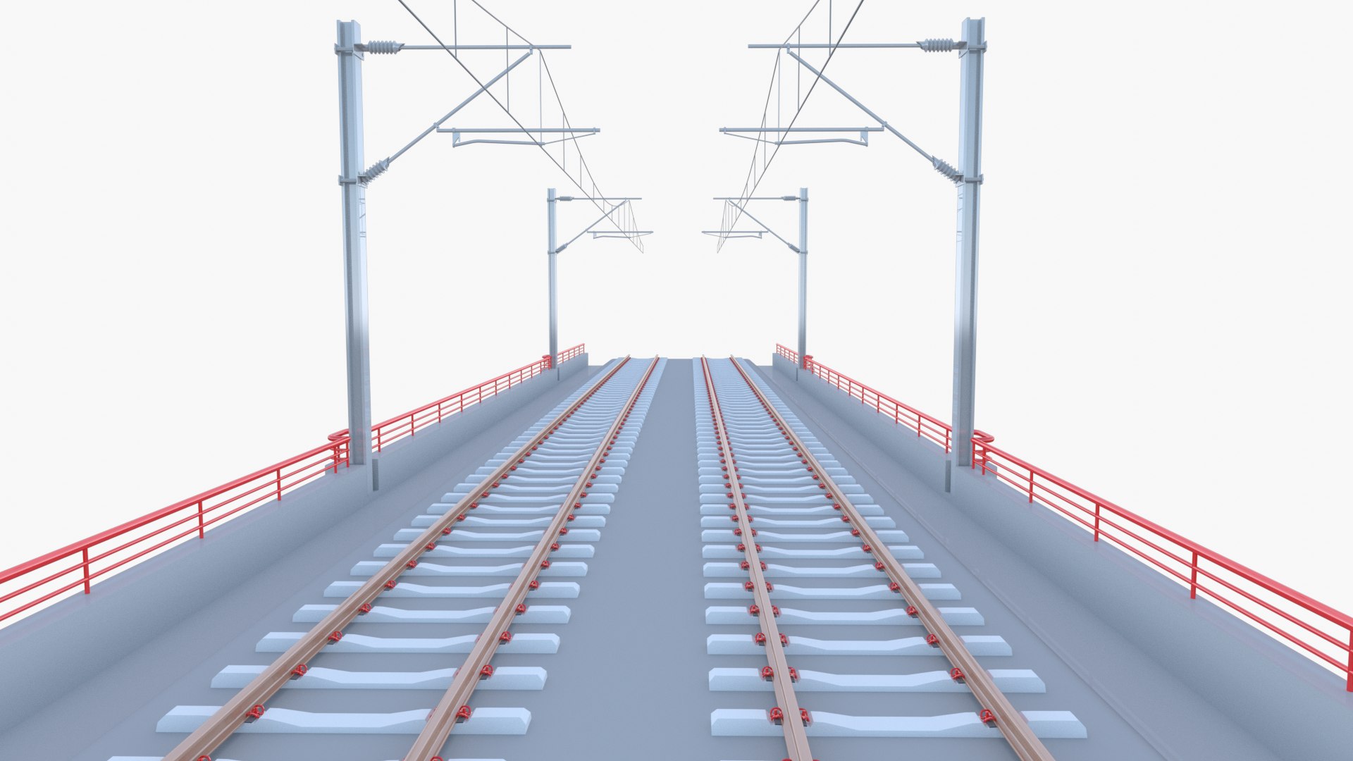 Monorail And Railway Bridges 3D Model - TurboSquid 1951907