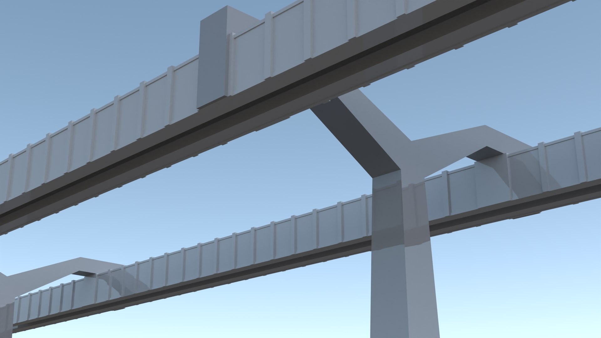 Monorail And Railway Bridges 3D Model - TurboSquid 1951907