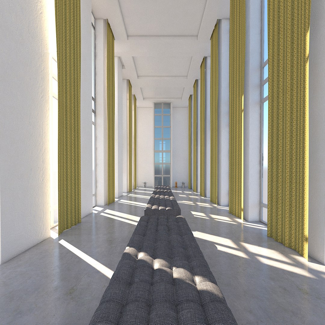 3D Model Lobby Interior - TurboSquid 1441382