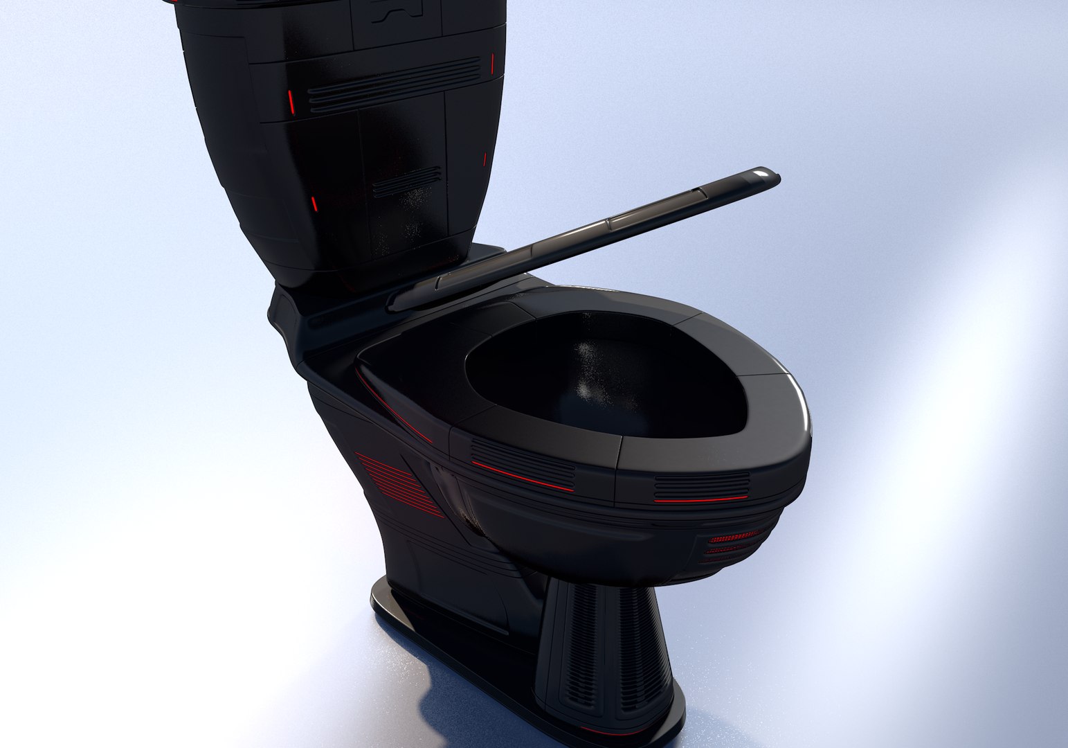 Futuristic Toilet 3d 3ds