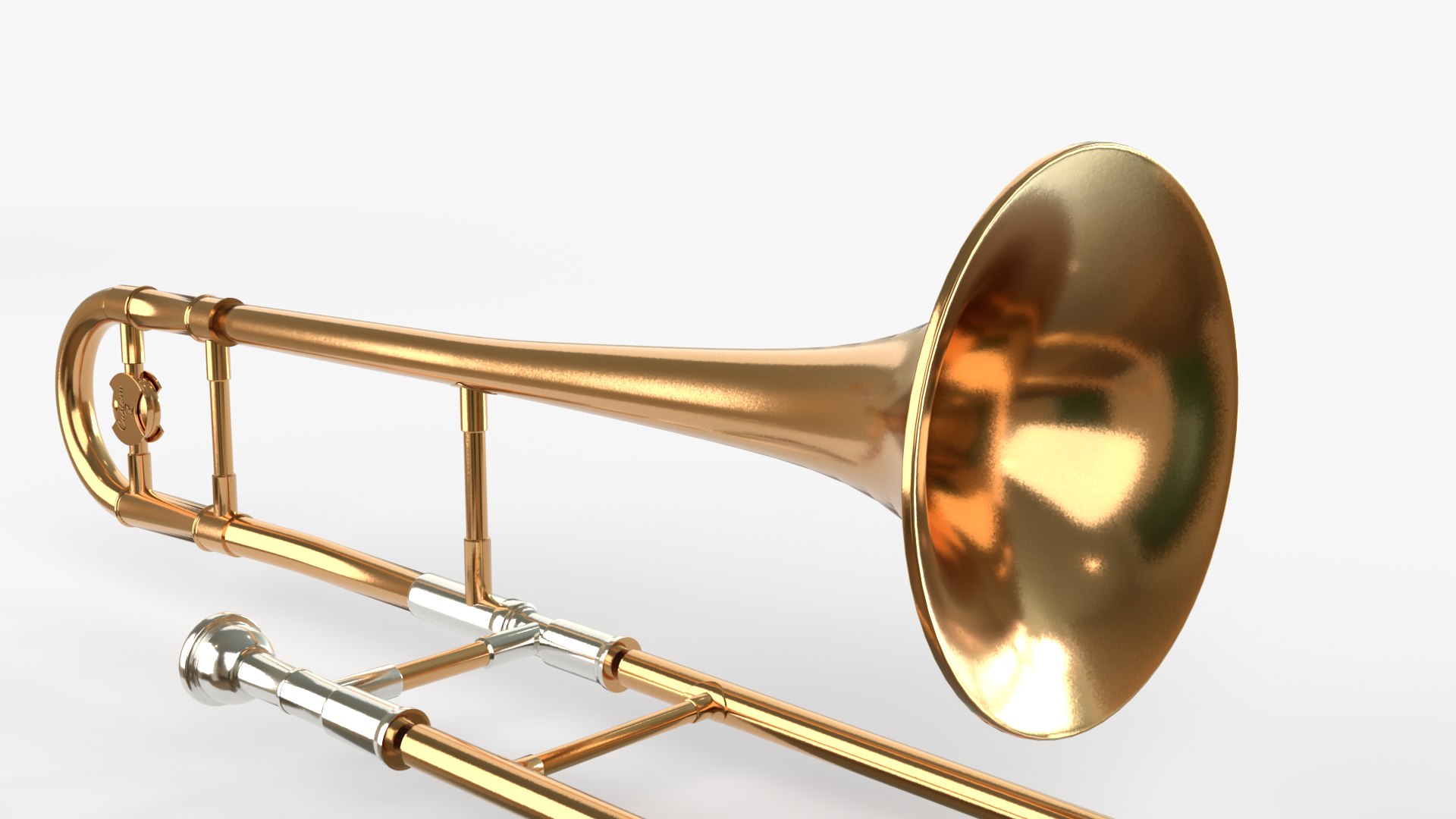 Tenor Trombone Three Types Of Materials Brass Copper And Silve Model ...