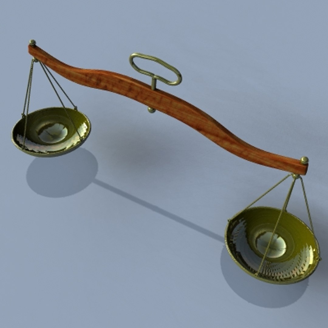 3d Model Balance Scale