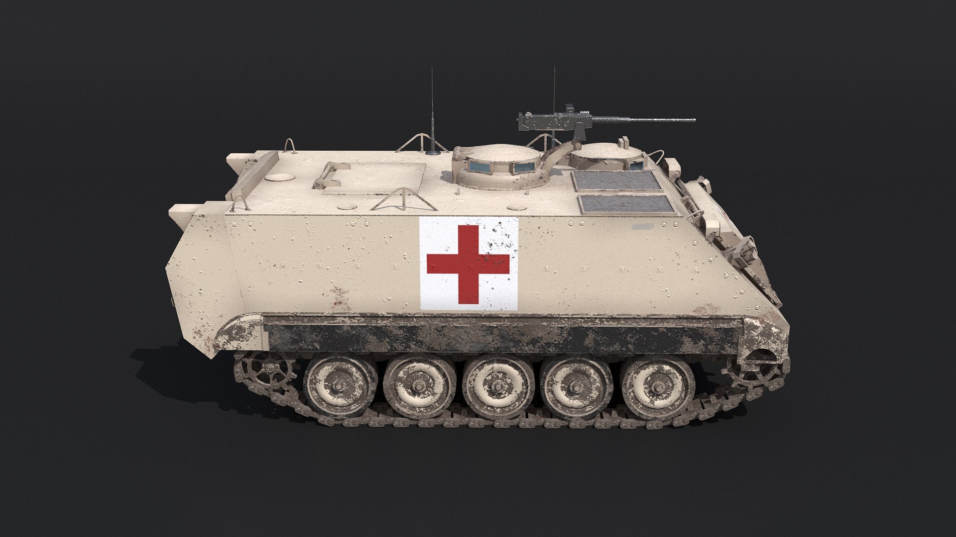 3D M113A3 Armored Medical Evacuation Vehicle Model - TurboSquid 2016421