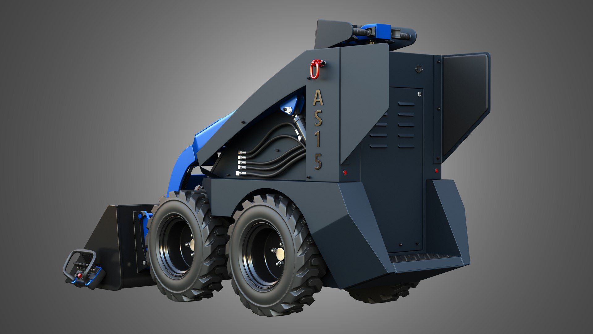 AS15 Mini Skid Steer - Loader Bucket Model - TurboSquid 2154986