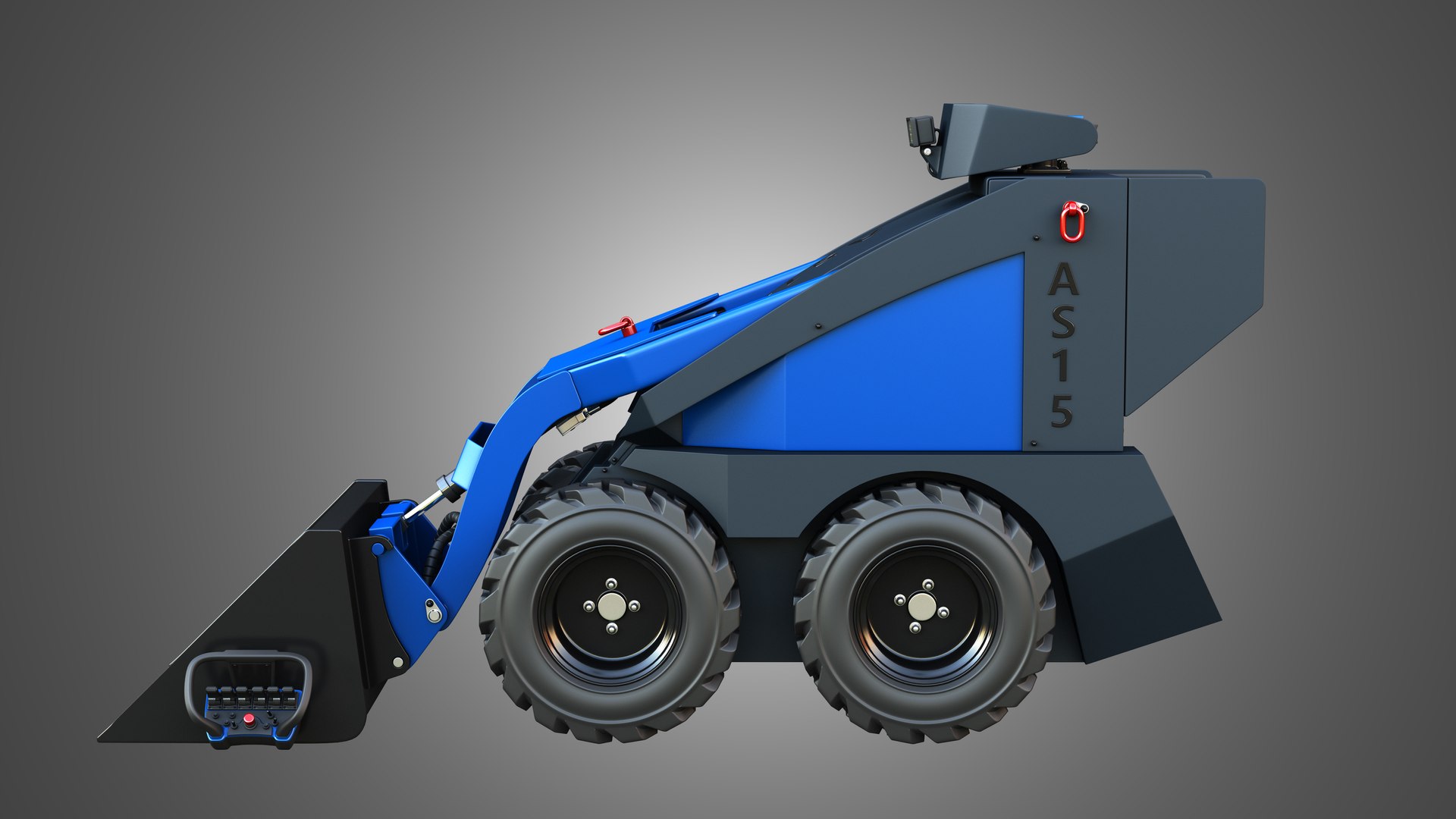 AS15 Mini Skid Steer - Loader Bucket Model - TurboSquid 2154986