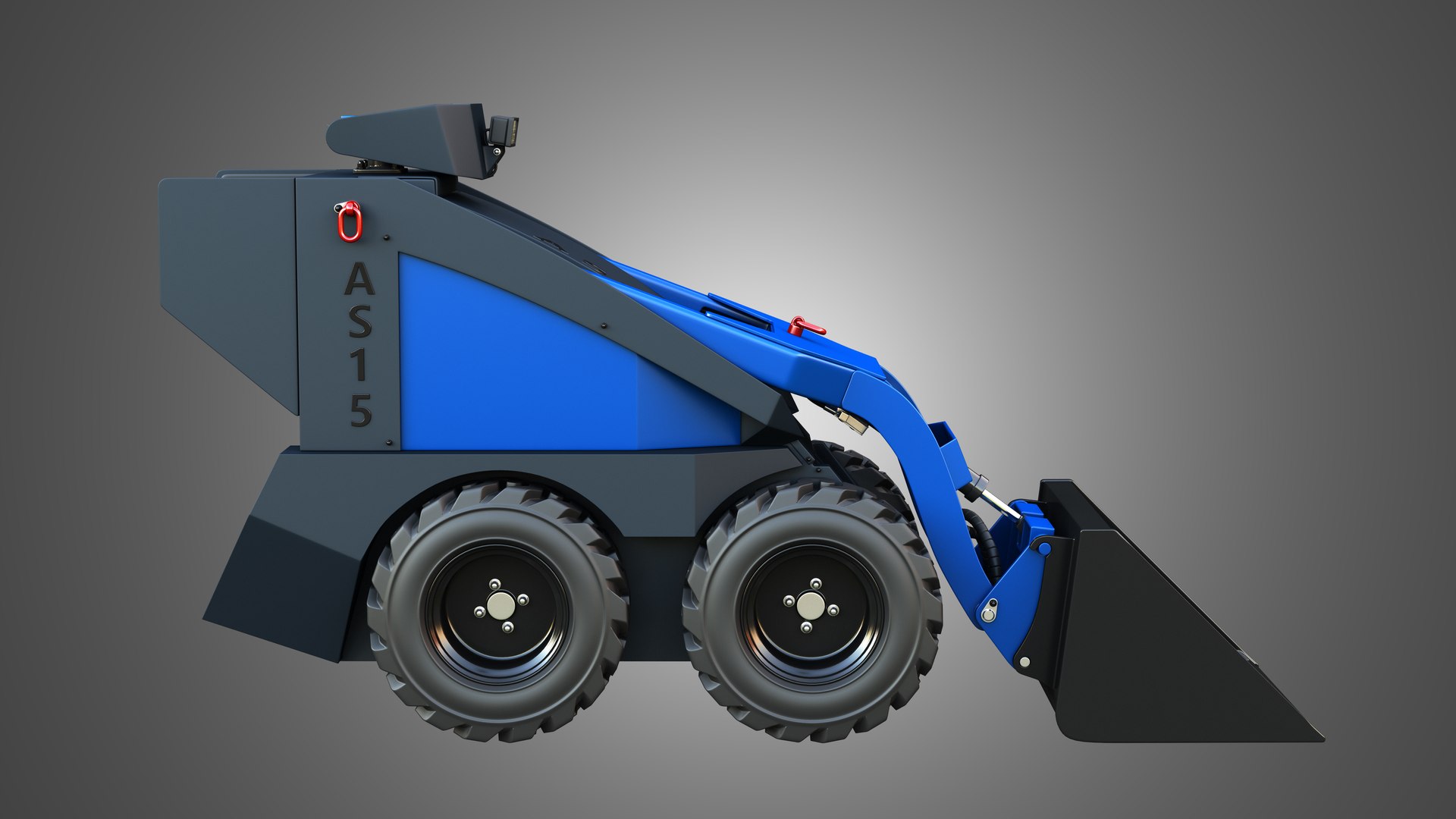 AS15 Mini Skid Steer - Loader Bucket Model - TurboSquid 2154986