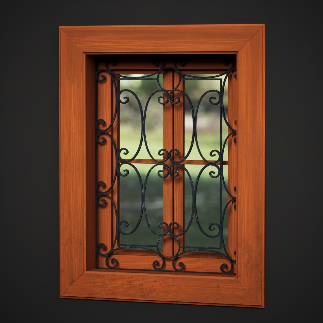 3D Model Wood Window 3 - TurboSquid 2163488