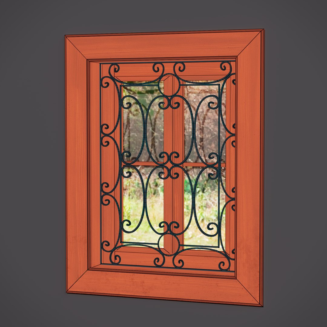 3D Model Wood Window 3 - TurboSquid 2163488