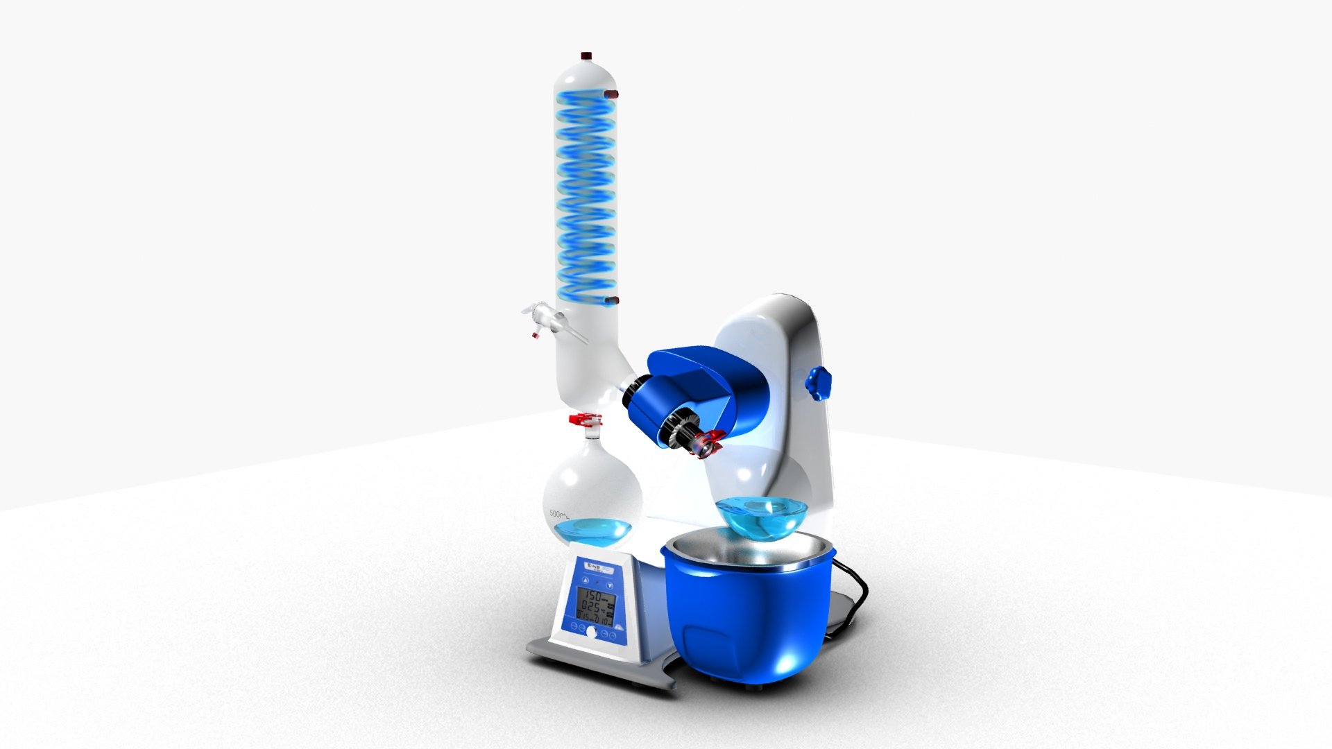 Rotary Evaporator 3D Model - TurboSquid 1737486