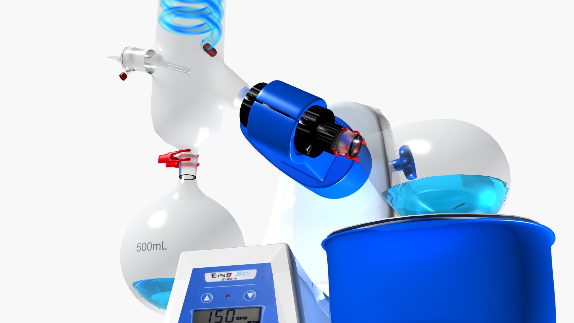 Rotary Evaporator 3D Model - TurboSquid 1737486