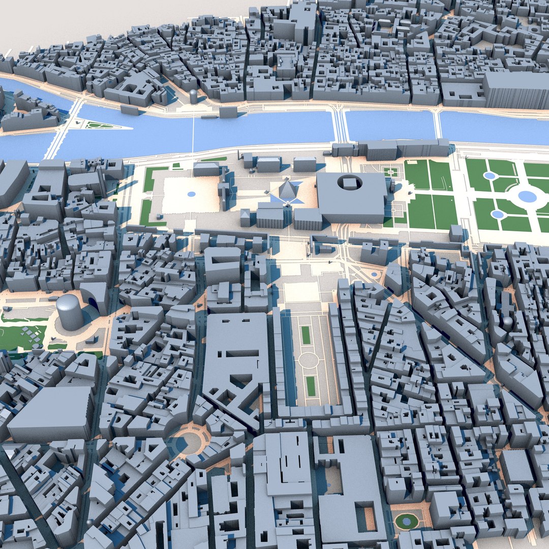 Louvre Museum Paris France 3D Model - TurboSquid 2371808