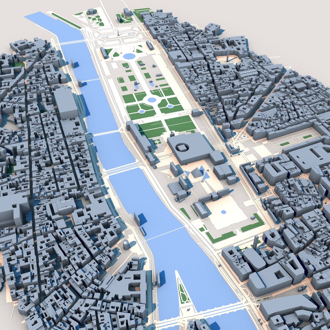 Louvre Museum Paris France 3D Model - TurboSquid 2371808