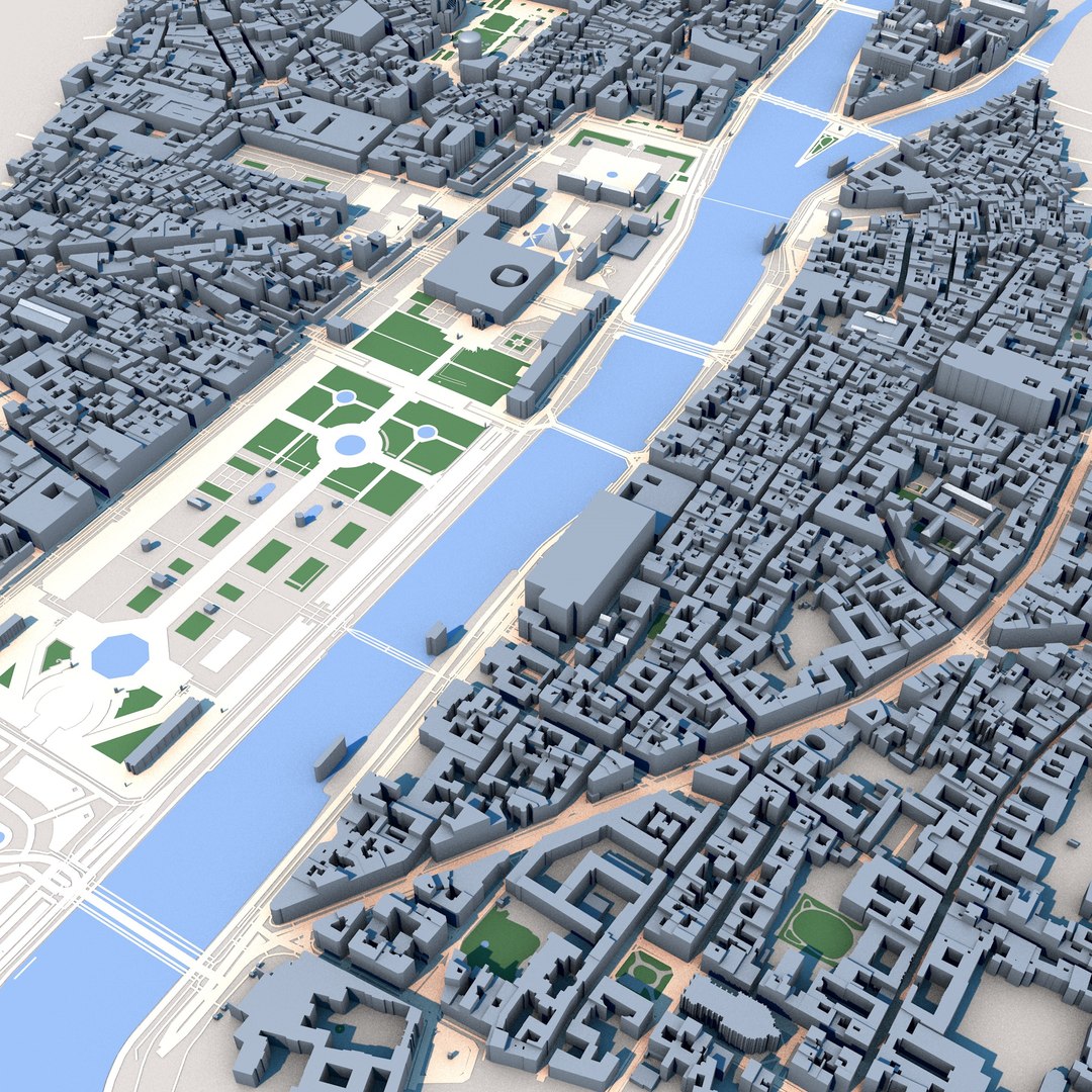 Louvre Museum Paris France 3D Model - TurboSquid 2371808