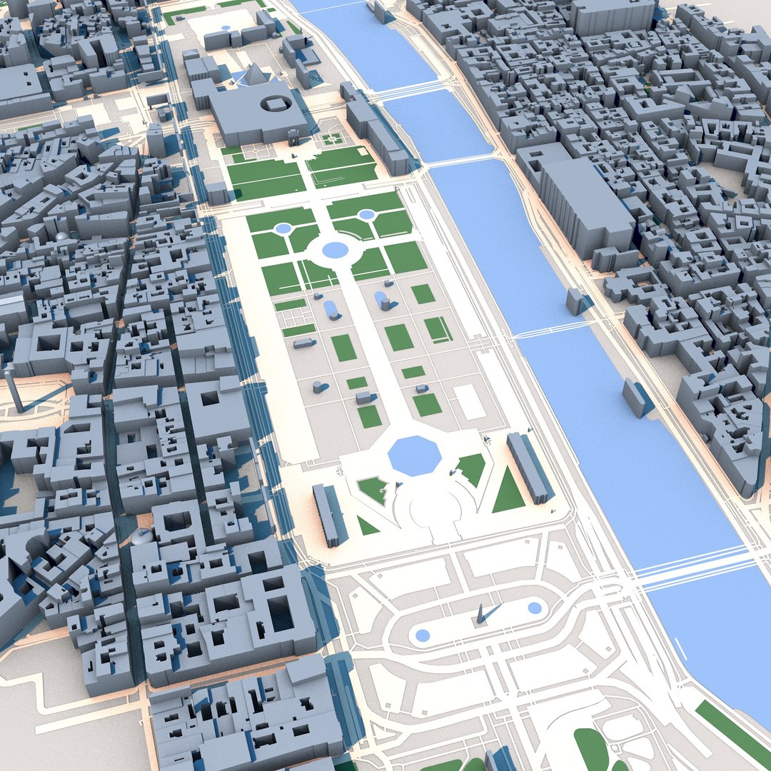 Louvre Museum Paris France 3D Model - TurboSquid 2371808