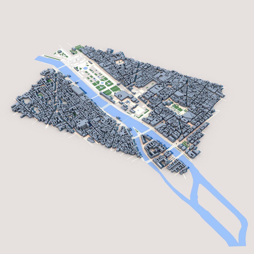 Louvre Museum Paris France 3D Model - TurboSquid 2371808