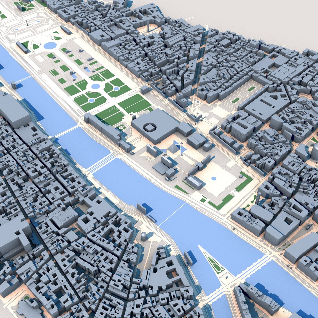 Louvre Museum Paris France 3D Model - TurboSquid 2371808