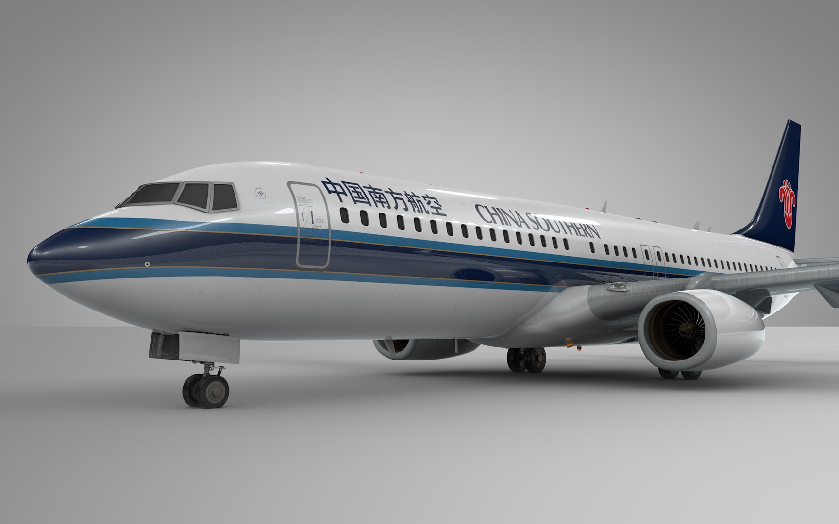 Boeing 737-8 china southern 3D model - TurboSquid 1691397
