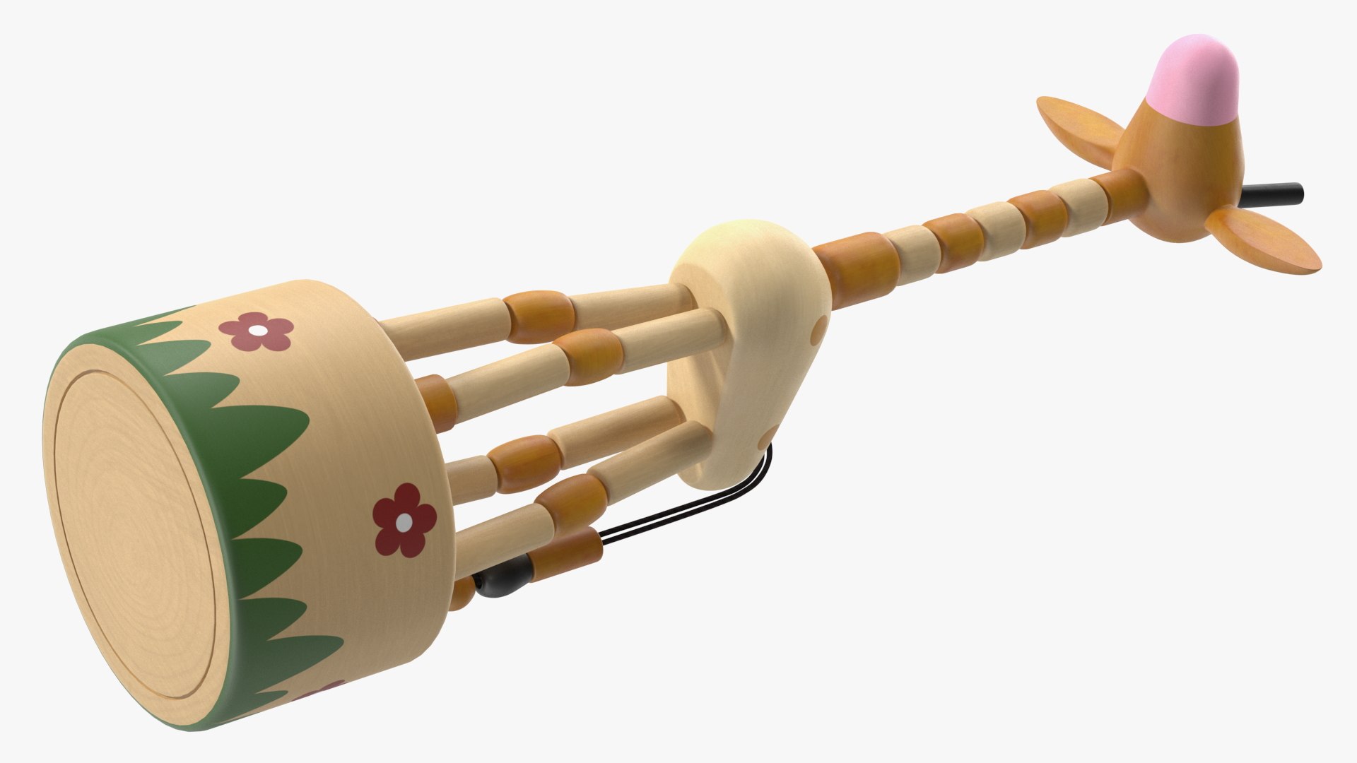 Giraffe Push Puppet Toy Rigged For Maya 3D Model - TurboSquid 2019730