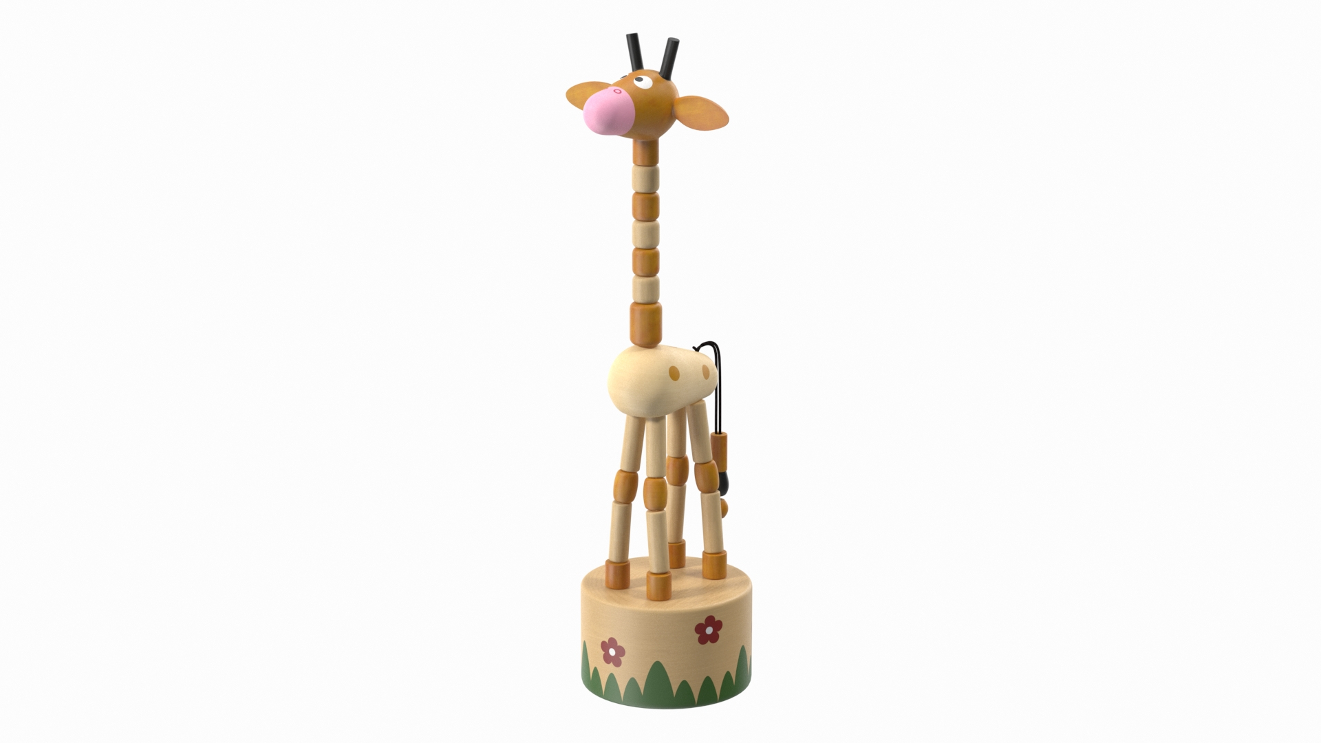 Giraffe Push Puppet Toy Rigged For Maya 3D Model - TurboSquid 2019730