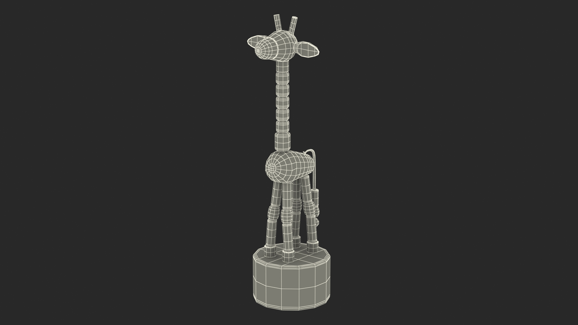 Giraffe Push Puppet Toy Rigged For Maya 3D Model - TurboSquid 2019730