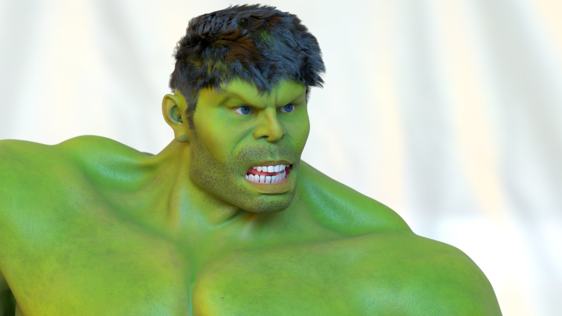 The Incredible Hulk 3D - TurboSquid 2047576