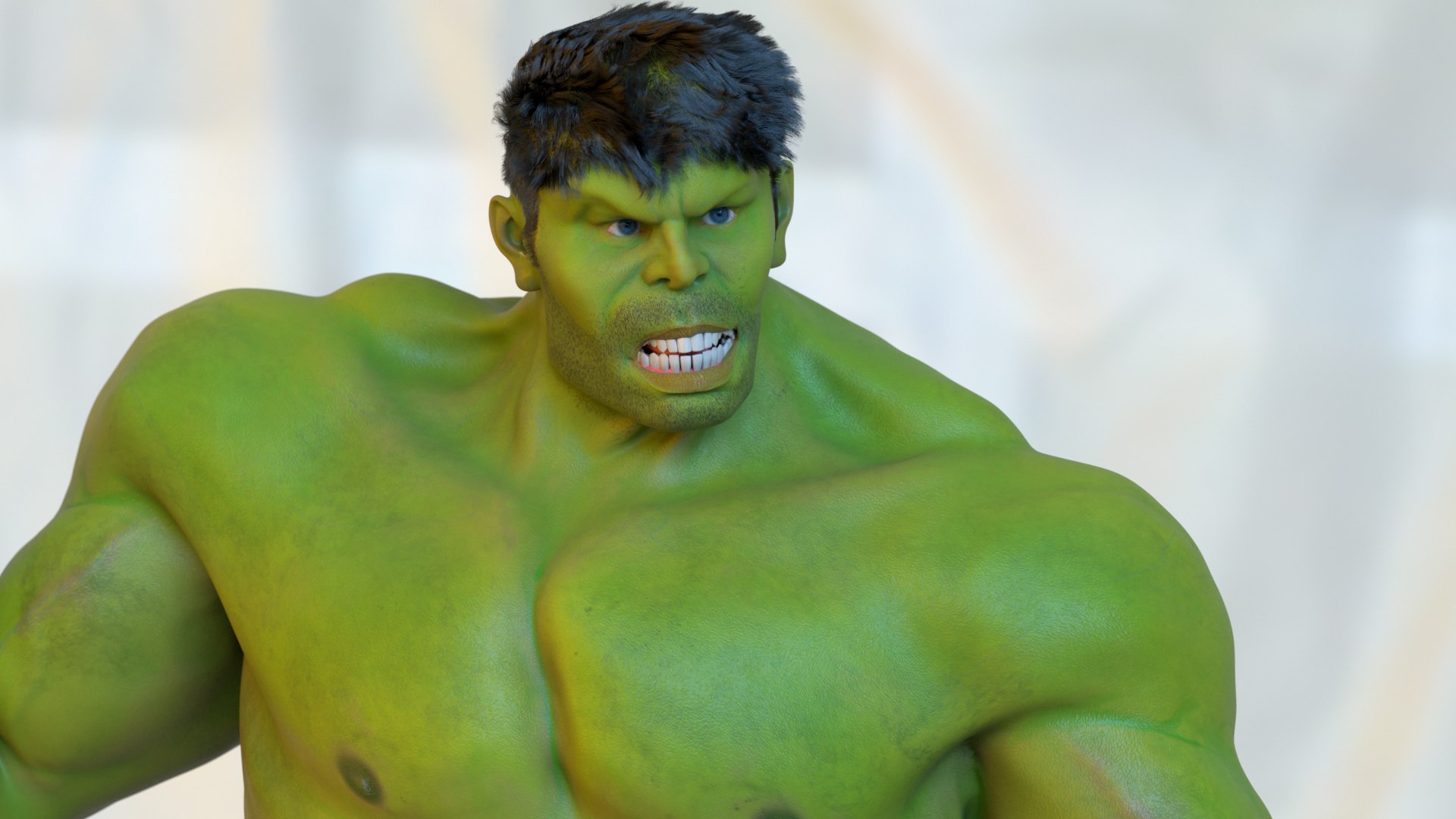 The Incredible Hulk 3D - TurboSquid 2047576