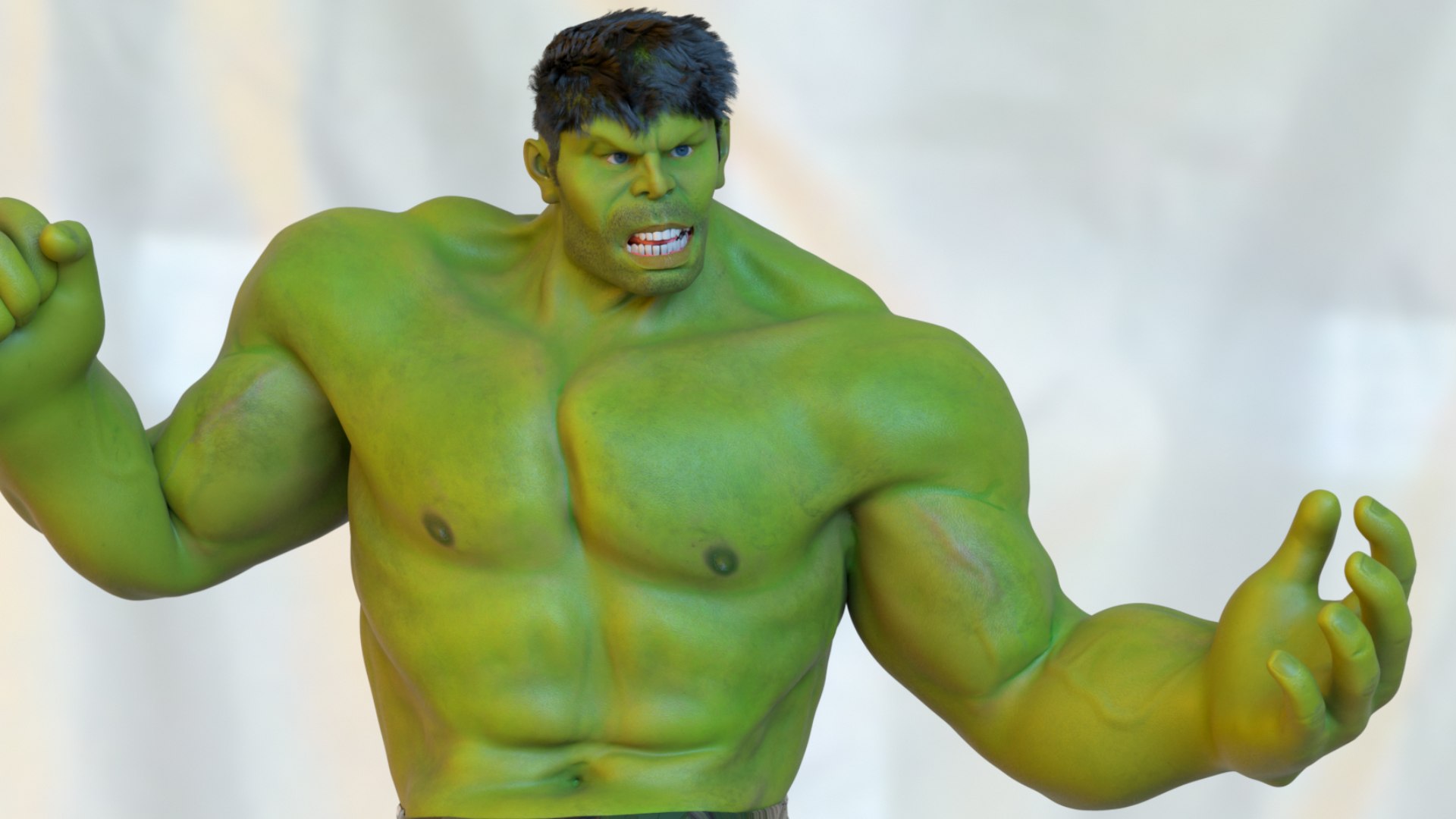 The Incredible Hulk 3D - TurboSquid 2047576