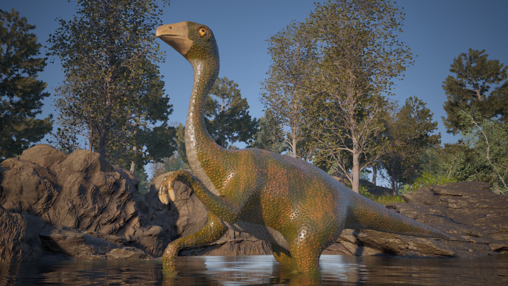 Dinosaur Struthiomimus 3D Model - TurboSquid 2318636