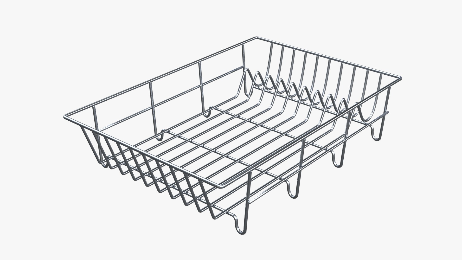 3D Model Dish Rack - TurboSquid 1557479